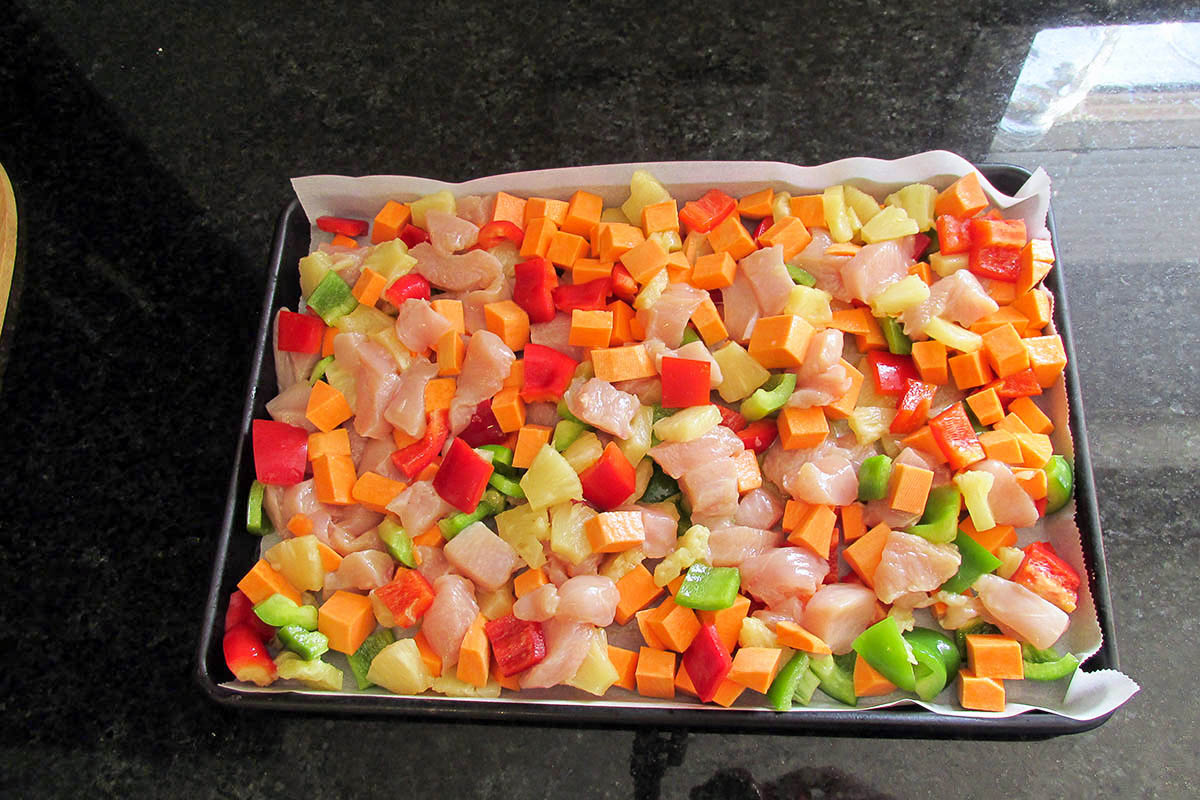 One tray Hawaiian chicken | Easy Clean Eats